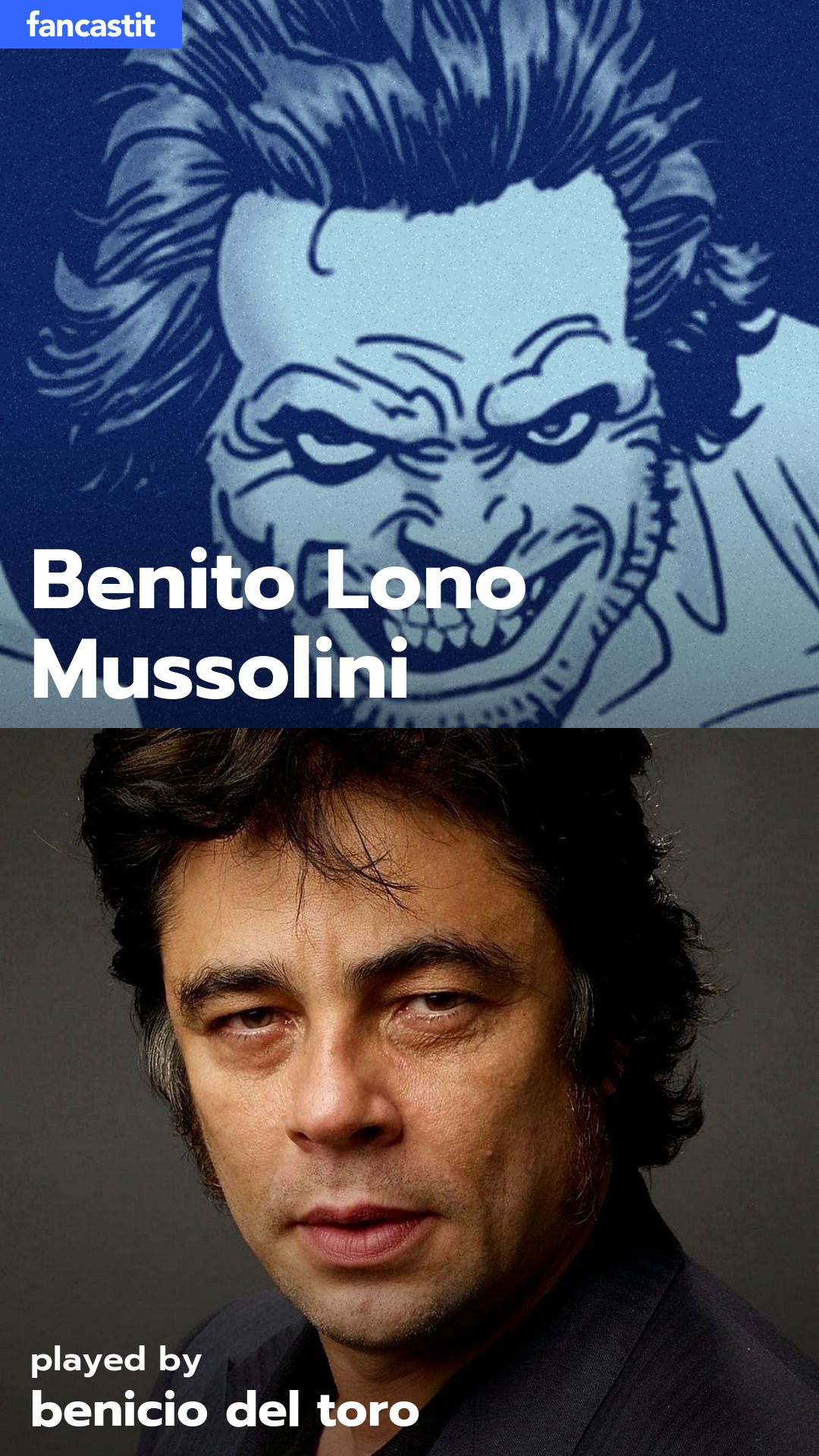 Benito Lono Mussolini in 100 Bullets | FanCastIt