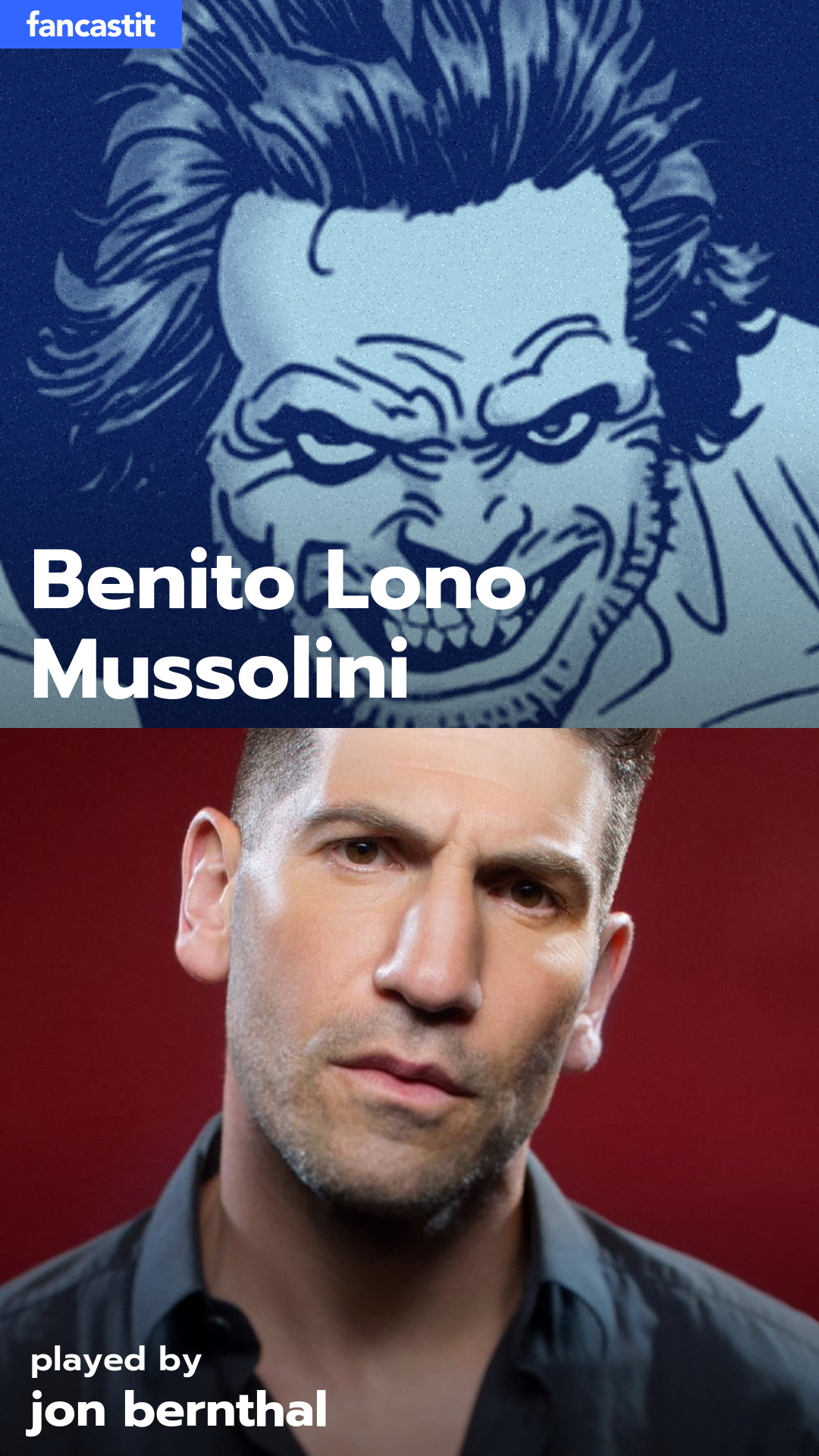 Benito Lono Mussolini in 100 Bullets | FanCastIt