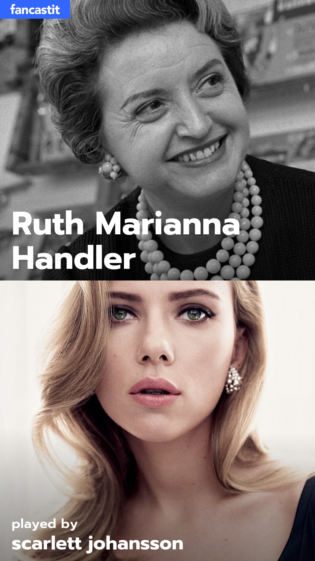Ruth Marianna Handler in Ruth Marianna Handler Biopic | FanCastIt