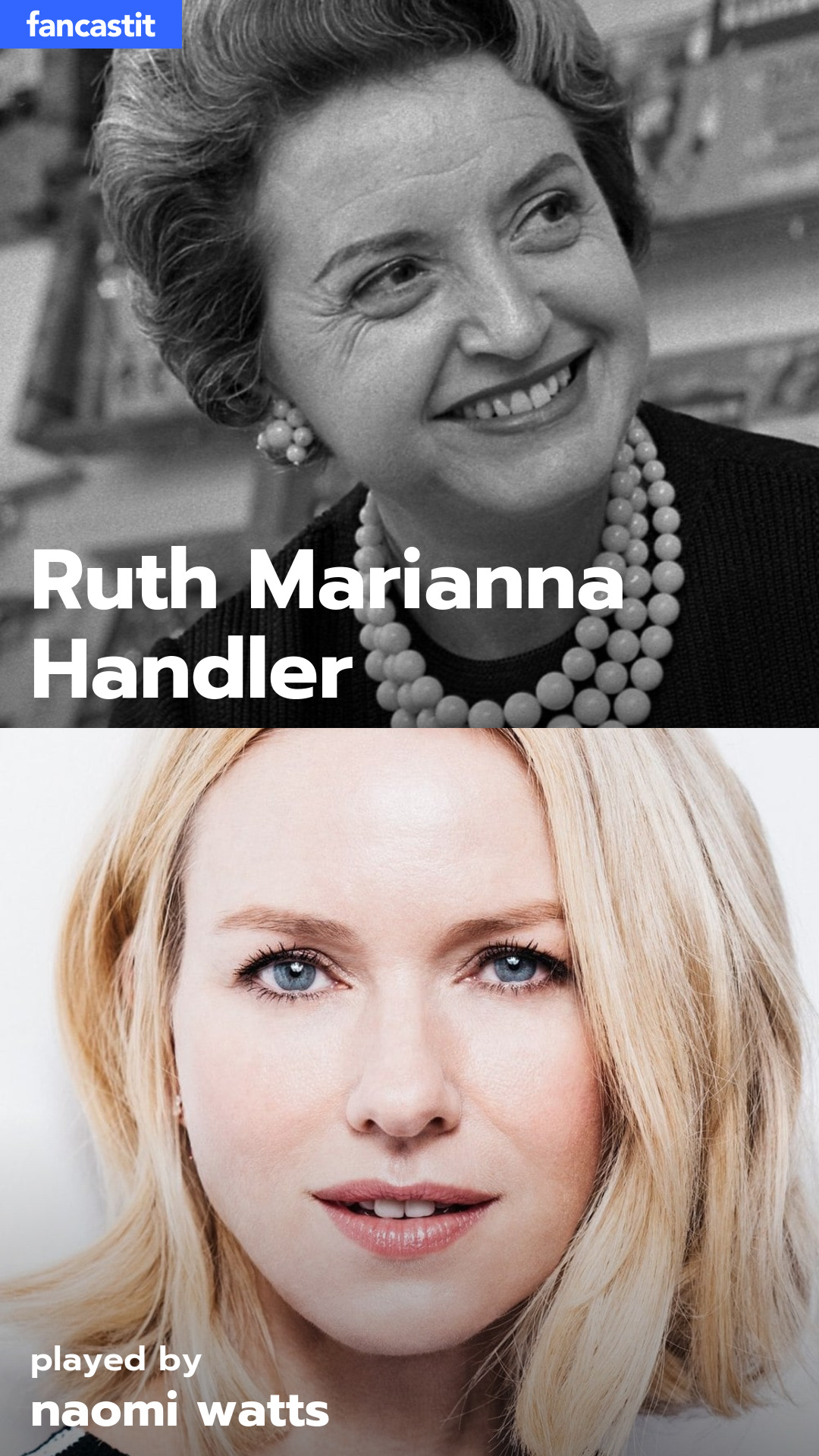 Ruth Marianna Handler in Ruth Marianna Handler Biopic | FanCastIt