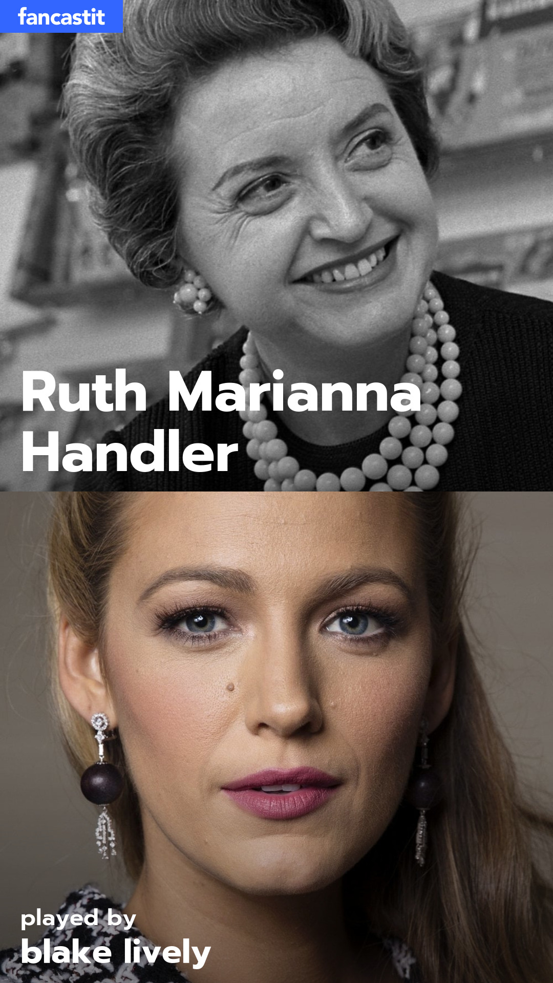 Ruth Marianna Handler in Ruth Marianna Handler Biopic | FanCastIt