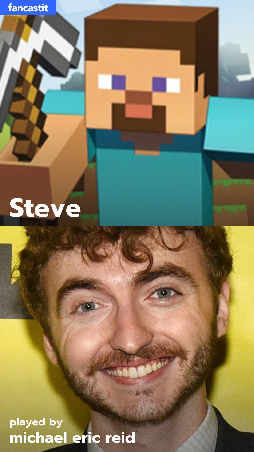 Steve in Minecraft Live Action Movie | FanCastIt