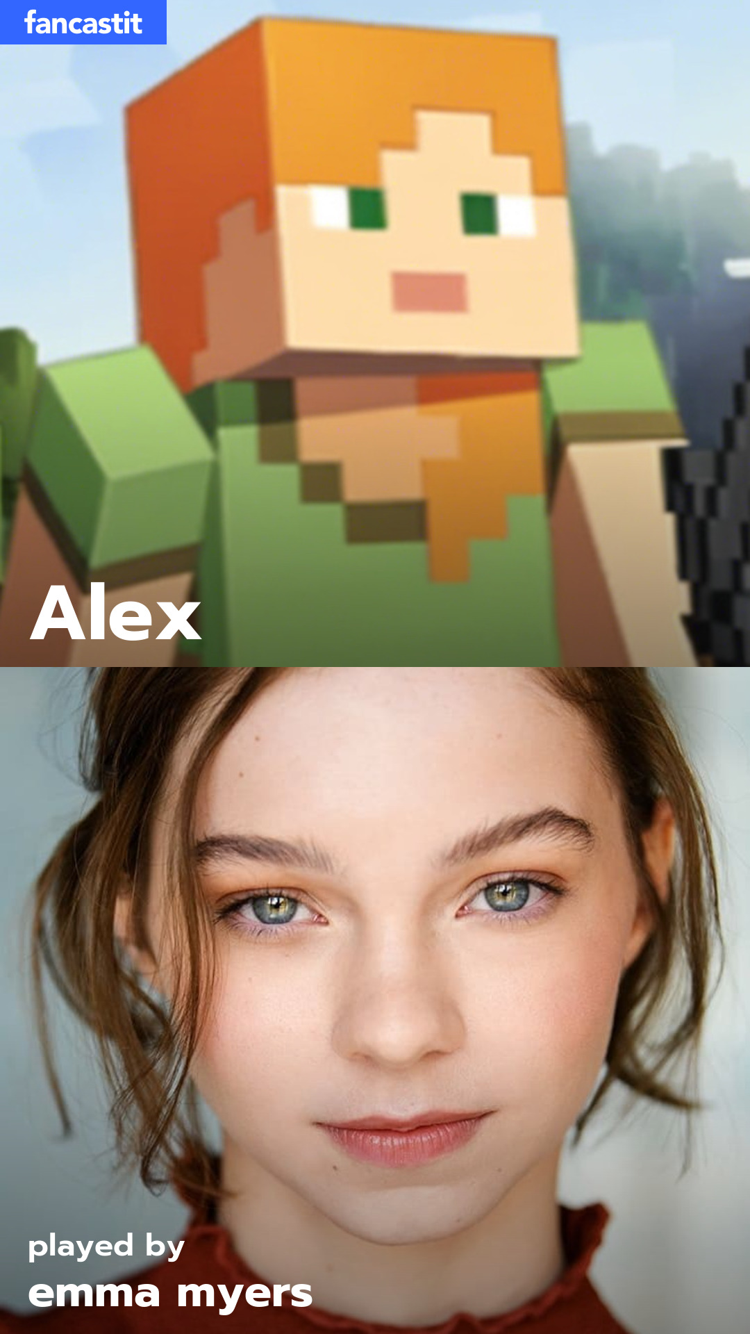 Alex in Minecraft Live Action Movie | FanCastIt