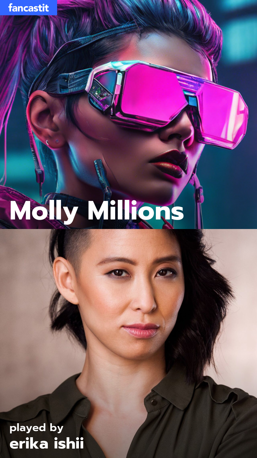 Molly Millions in Neuromancer | FanCastIt
