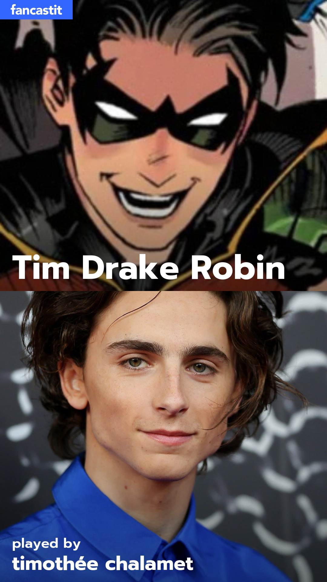 Tim Drake Robin in Teen Titans Live-Action Movie | FanCastIt