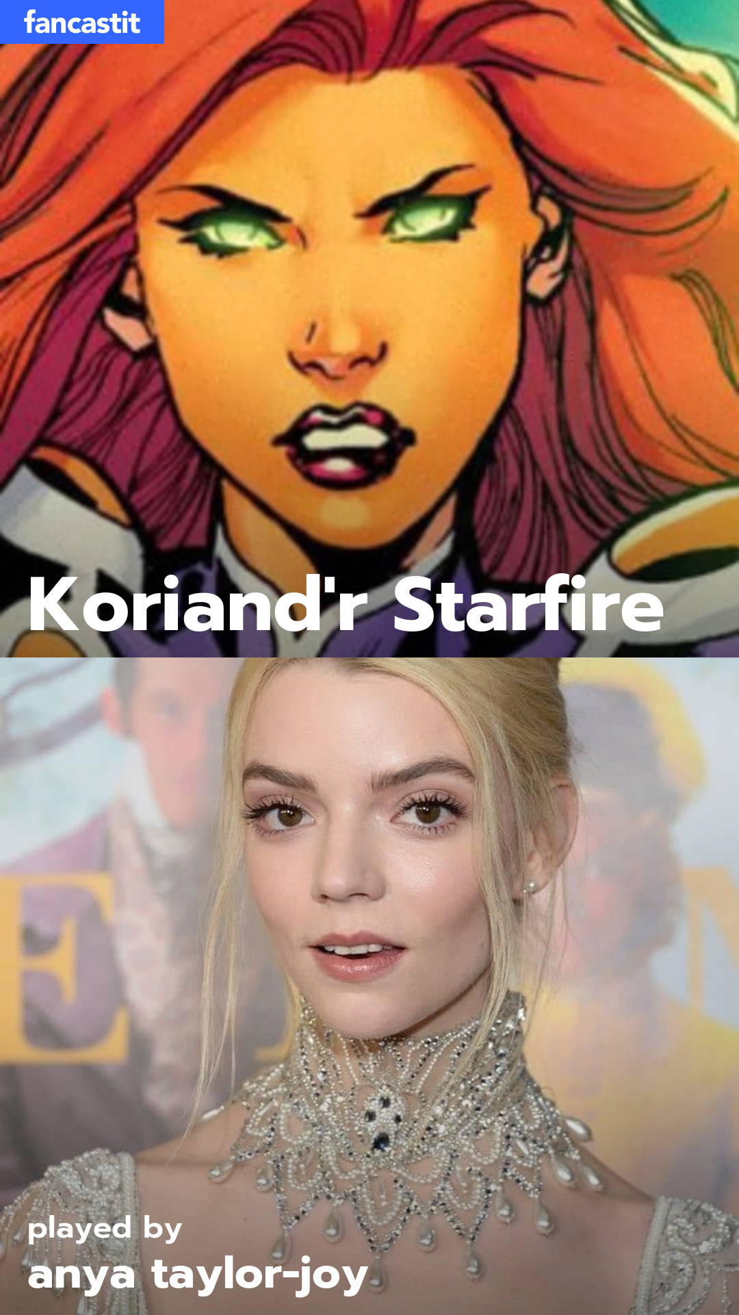 Koriand'r Starfire in Teen Titans Live-Action Movie | FanCastIt