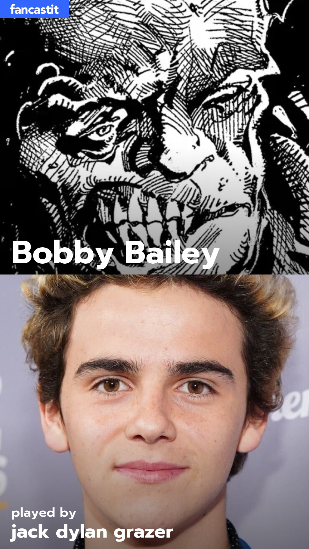 Bobby Bailey in Monsters by Barry Windsor-Smith | FanCastIt