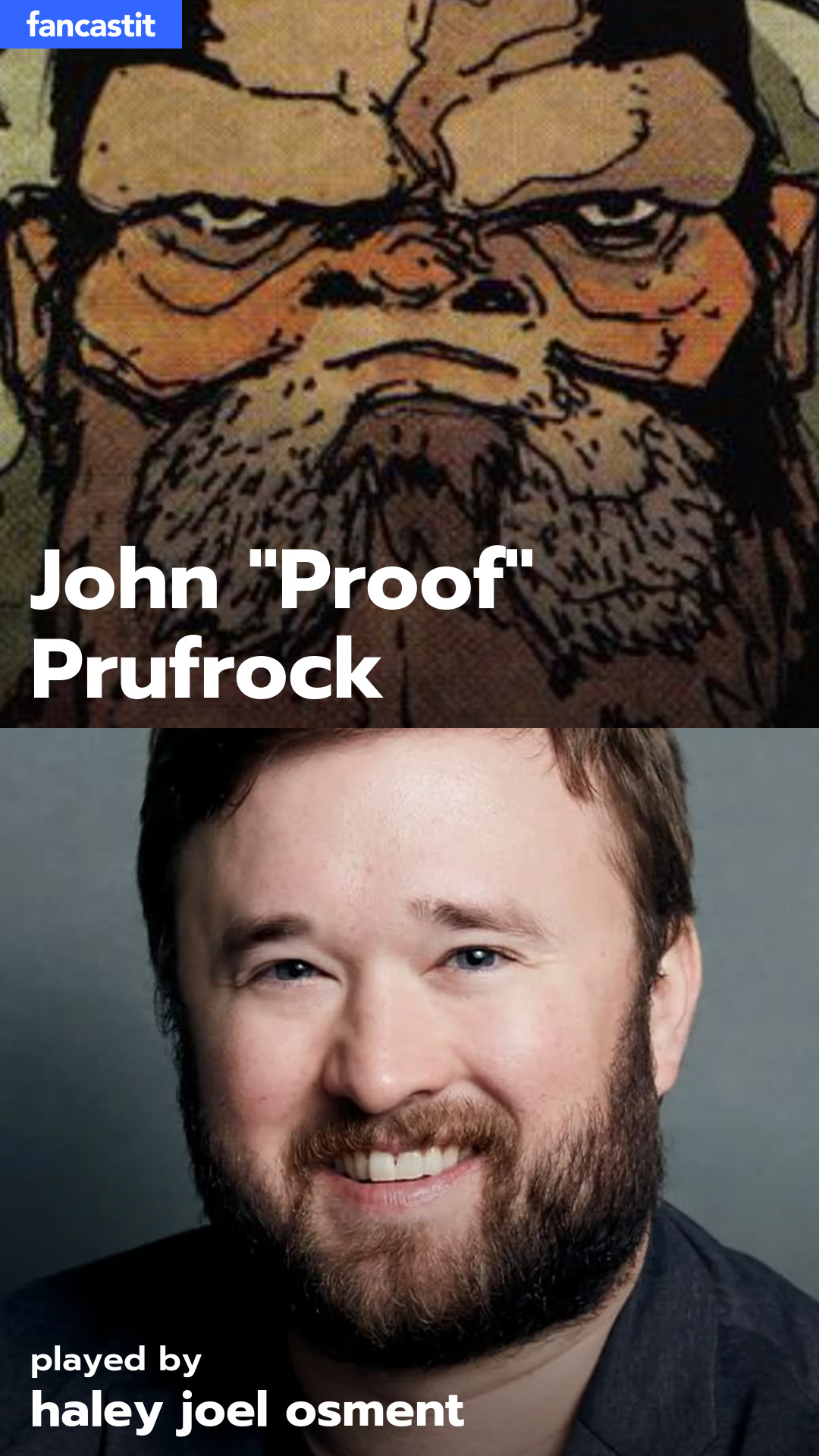 John "Proof" Prufrock in Proof TV Series | FanCastIt