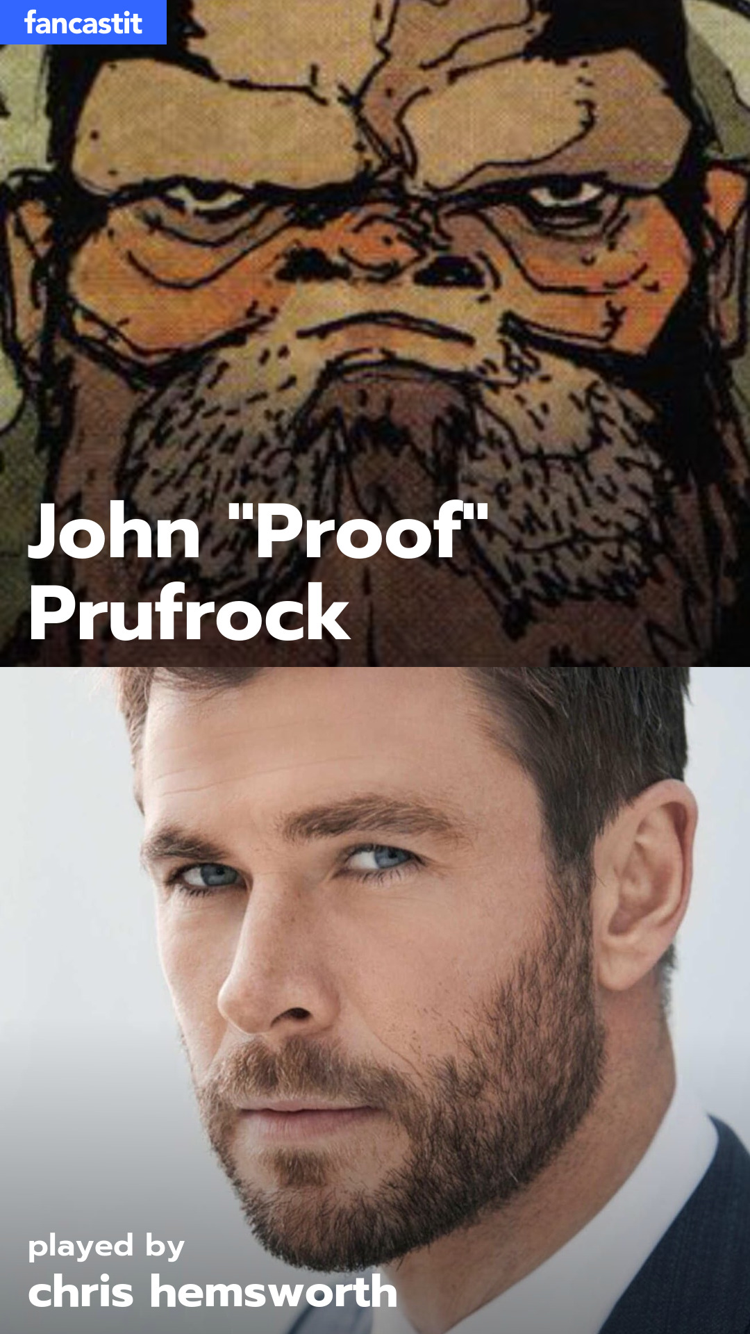 John "Proof" Prufrock in Proof TV Series | FanCastIt