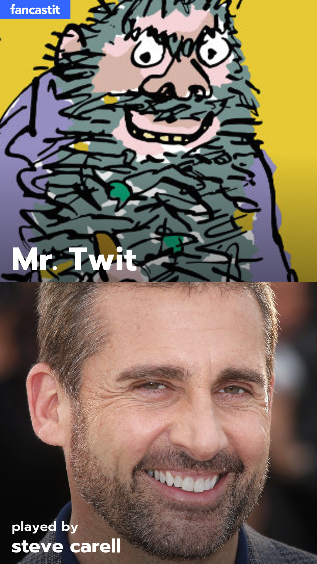 Mr. Twit in Roald Dahl's The Twits for Netflix | FanCastIt