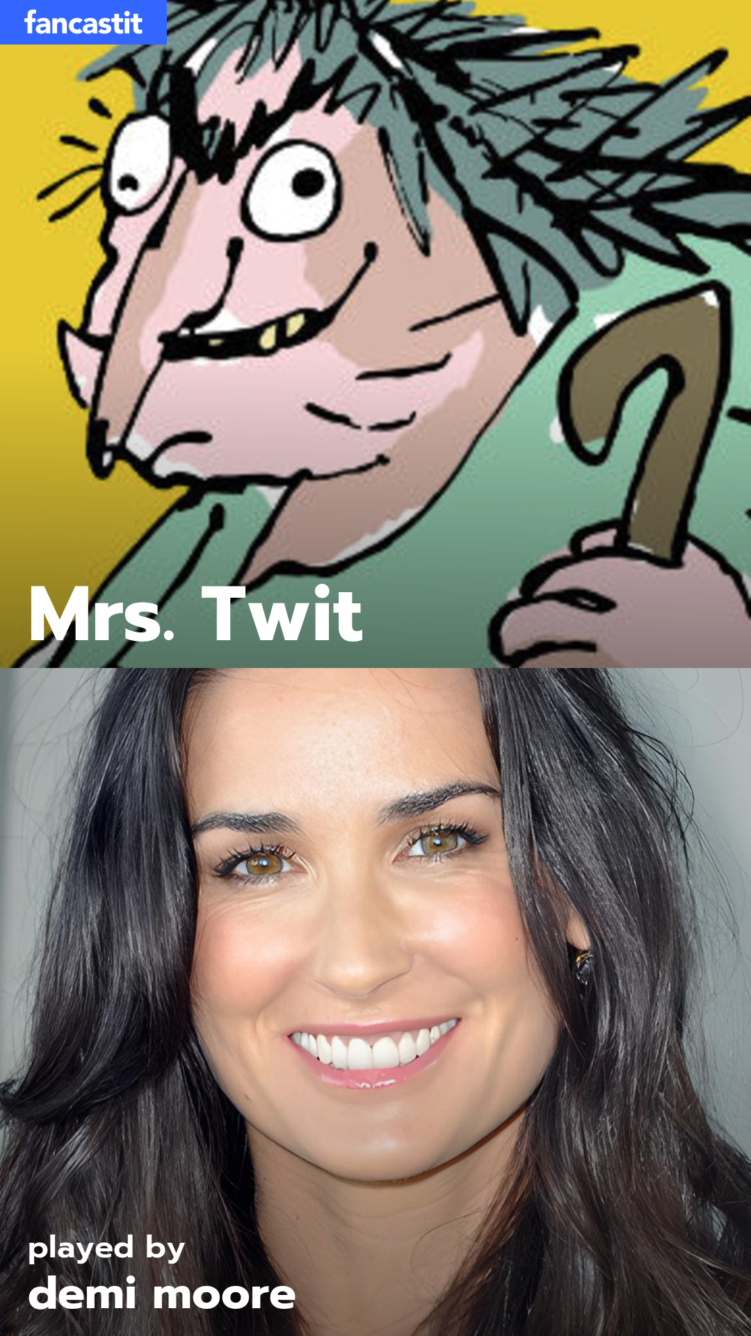 Mrs. Twit in Roald Dahl's The Twits for Netflix | FanCastIt