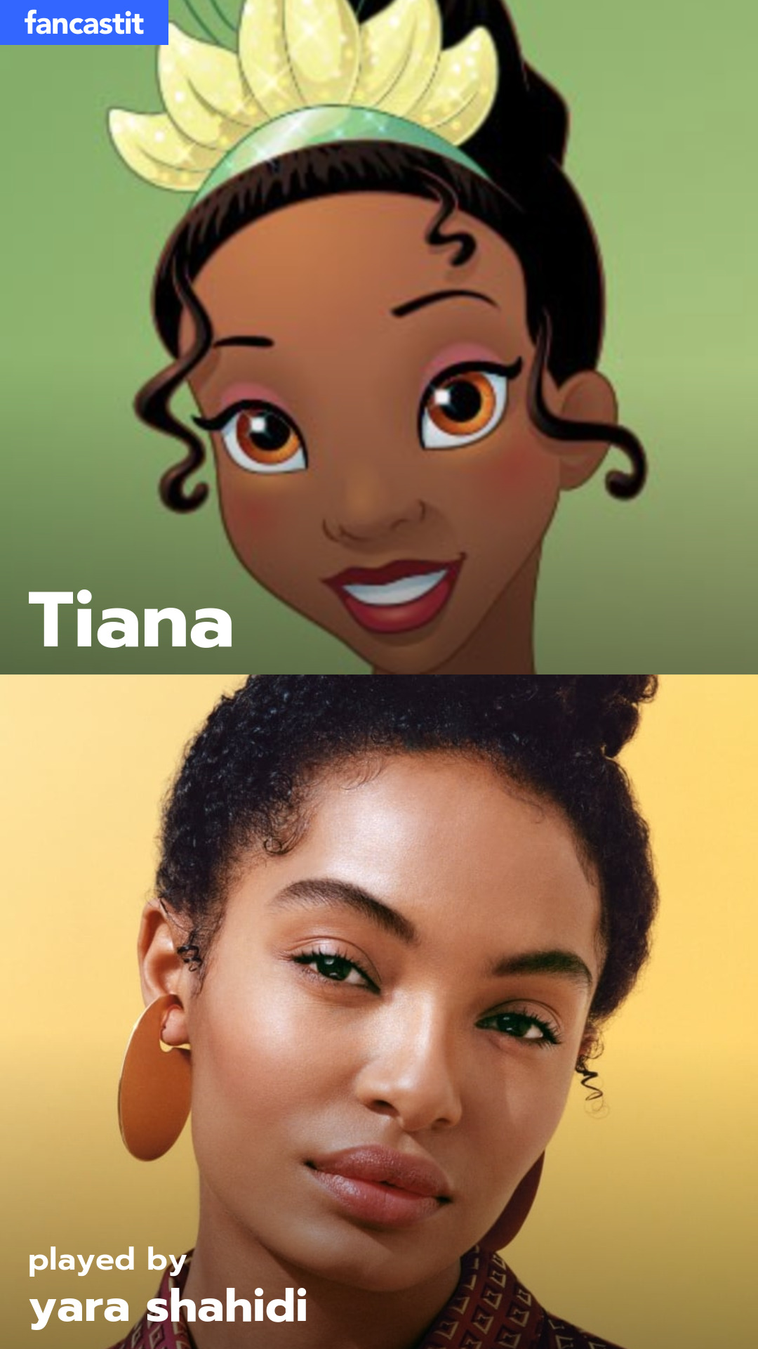 Tiana in The Princess and the Frog Live Action Movie | FanCastIt